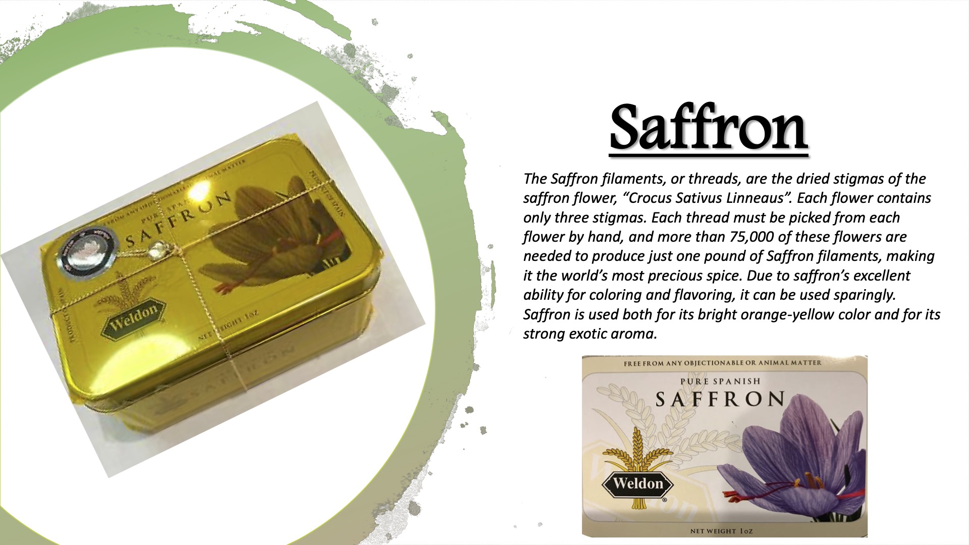 Spanish Saffron – Weldonfoods